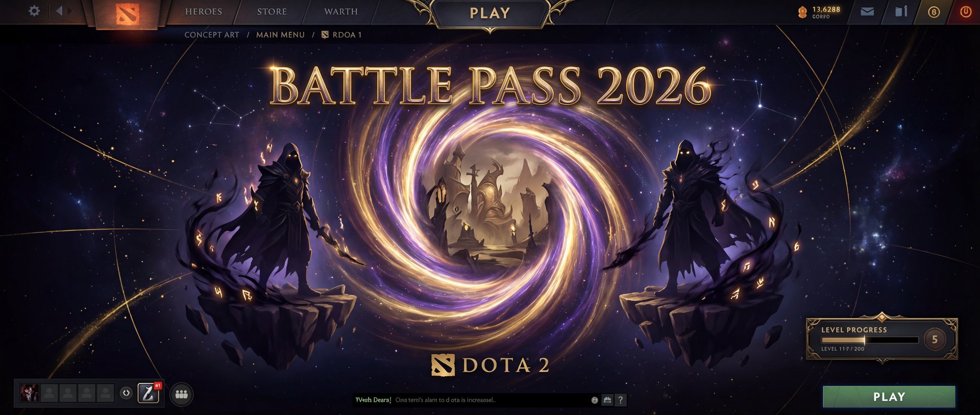 LEAKED: Dota 2 Battle Pass 2026 - New Heroes, Arcanas and Complete ...
