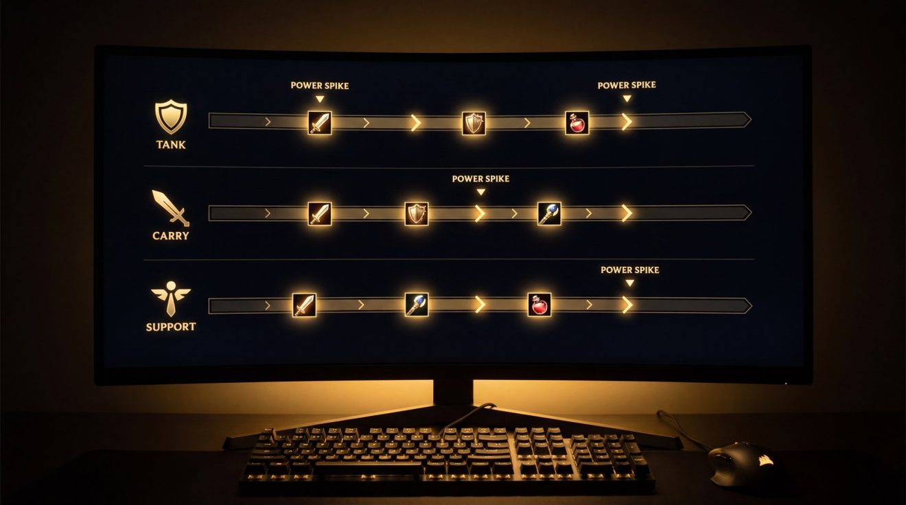 Power Spike Calendar: Item Timings by Role (Cheat Sheet) - Dota2 MMR ...